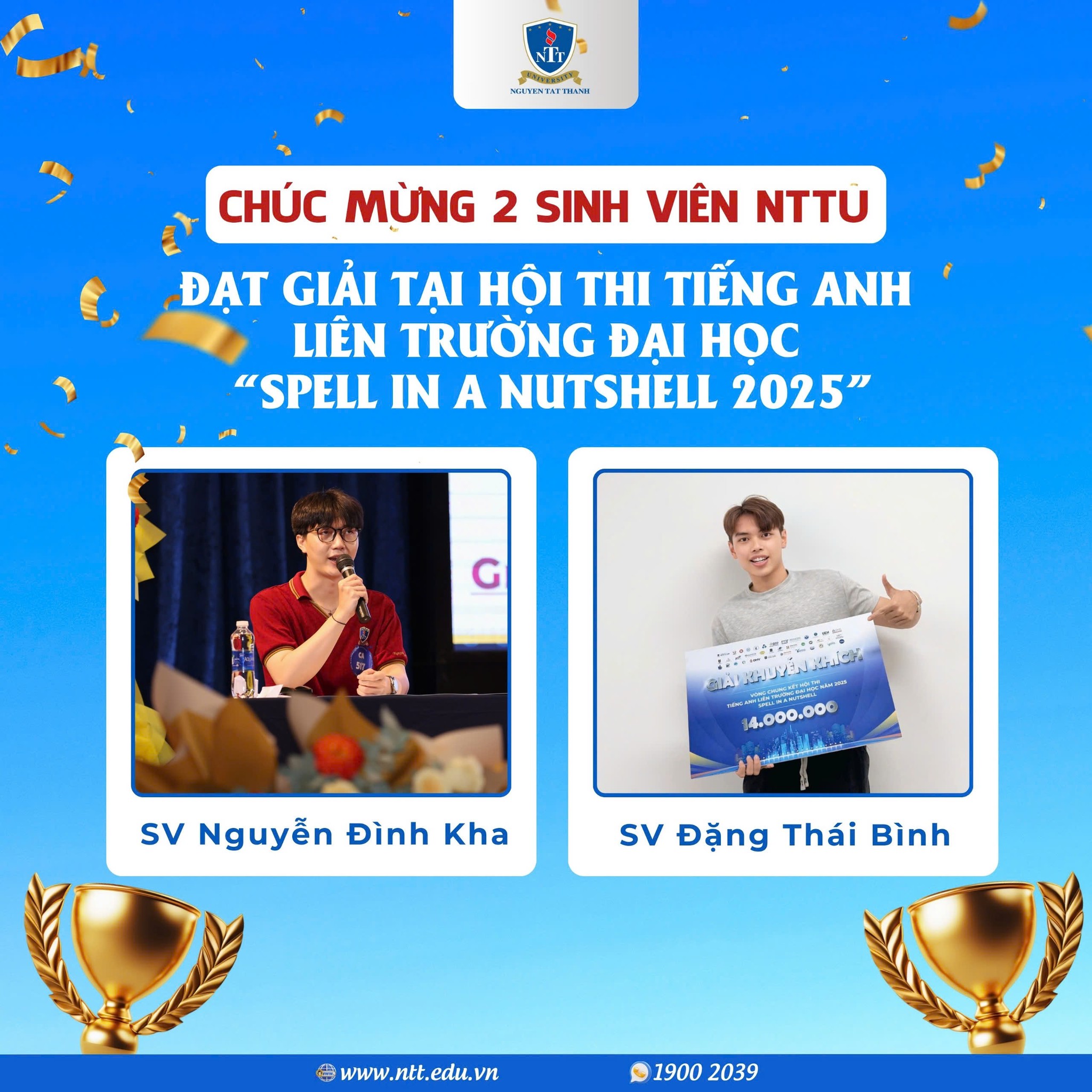 NTTUERS GHI DẤU ẤN TAI SÂN CHƠI HỌC THUẬT TIẾNG ANH “SPELL IN A NUTSHELL 2025” - Đoàn Thanh Niên ...